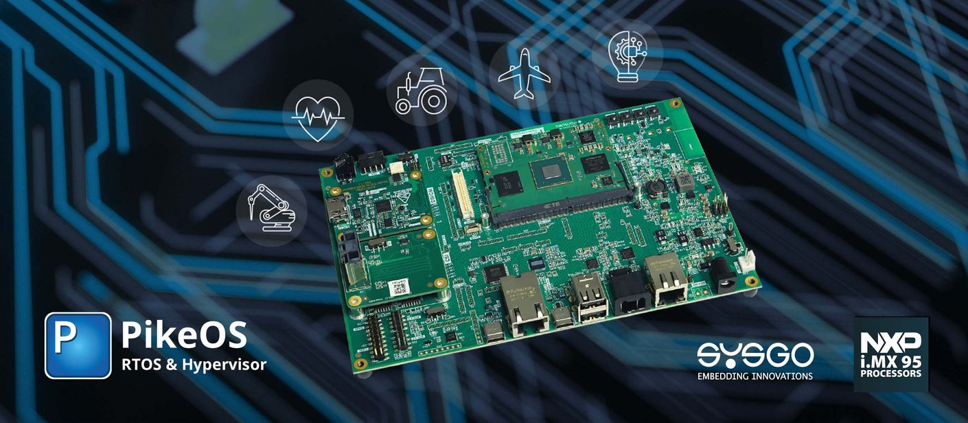 SYSGO’s PikeOS now supports Toradex’s NXP i.MX 95-based Platform | SYSGO